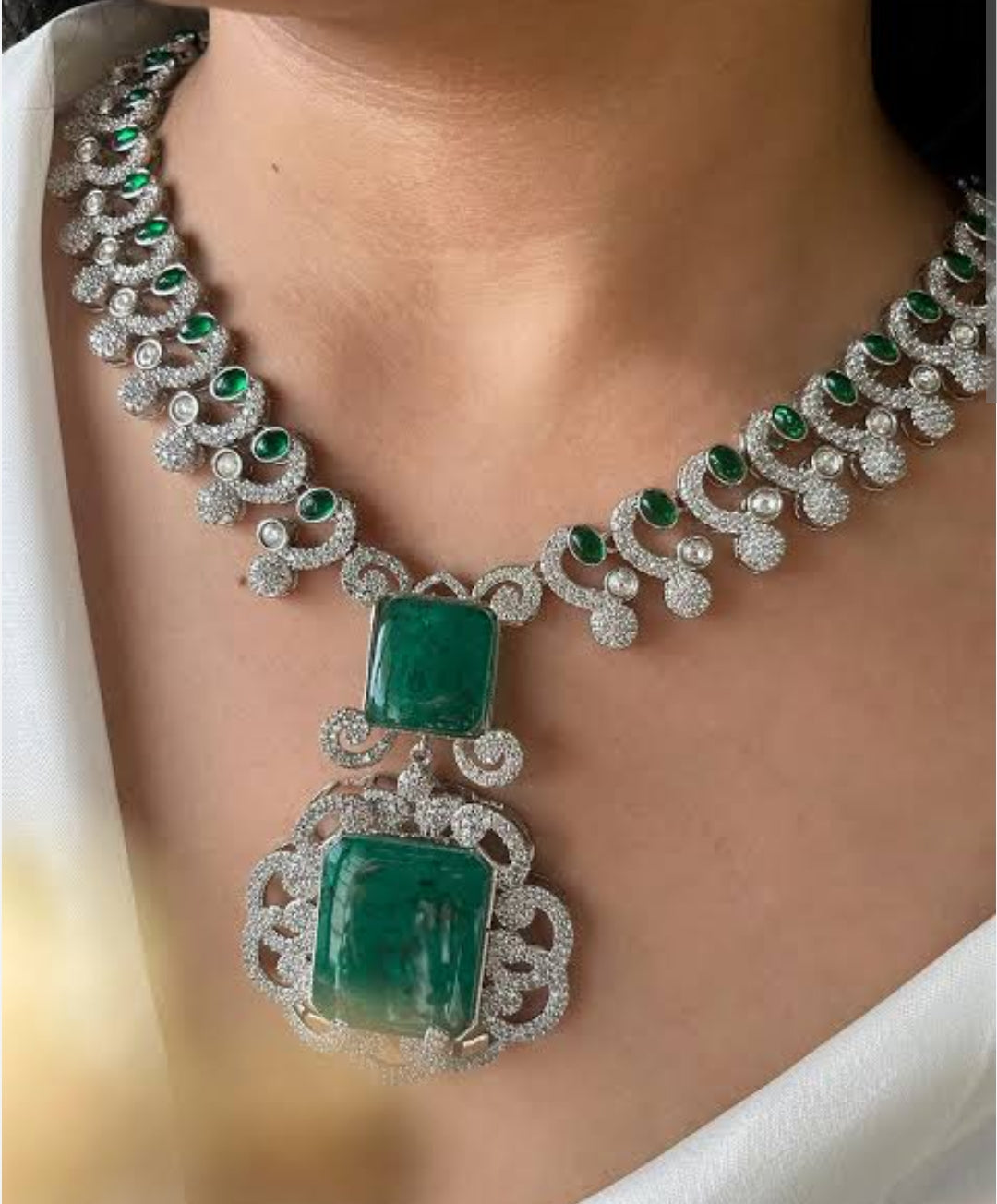 Buy American Diamond Jewellery Sets - American Diamond |Twinkklzz|